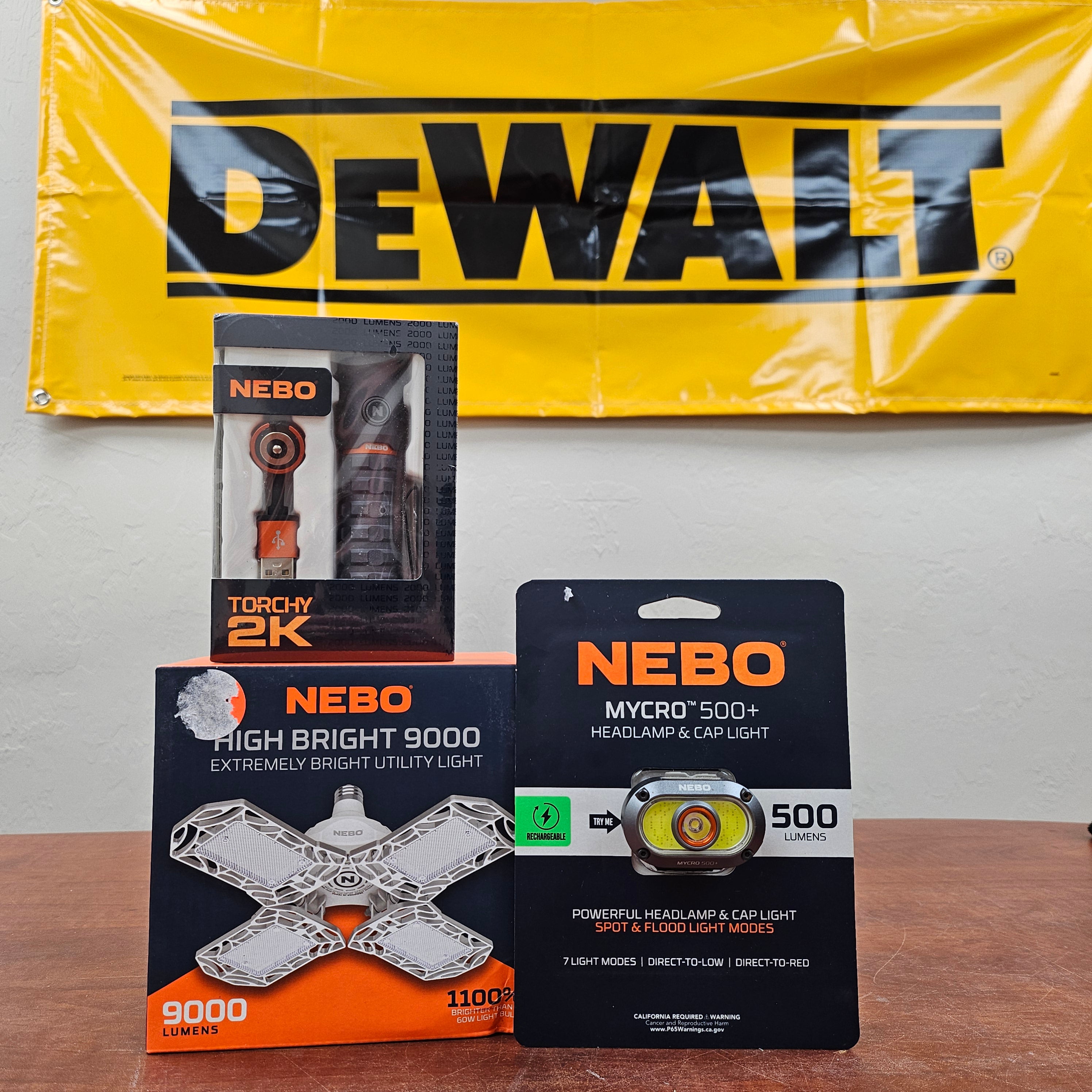 NEBO Bright Light Bundle - 3 Pieces – Tool Pass Pro