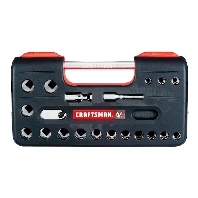 Craftsman V-Series High-End 1/2" Dr. Metric 6-Point Tool Set (21pc ...