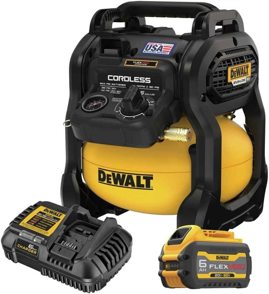 DeWalt 20V MAX Brushless 2-1/2 GAL Air Compressor Kit - DCC2520T1 ...