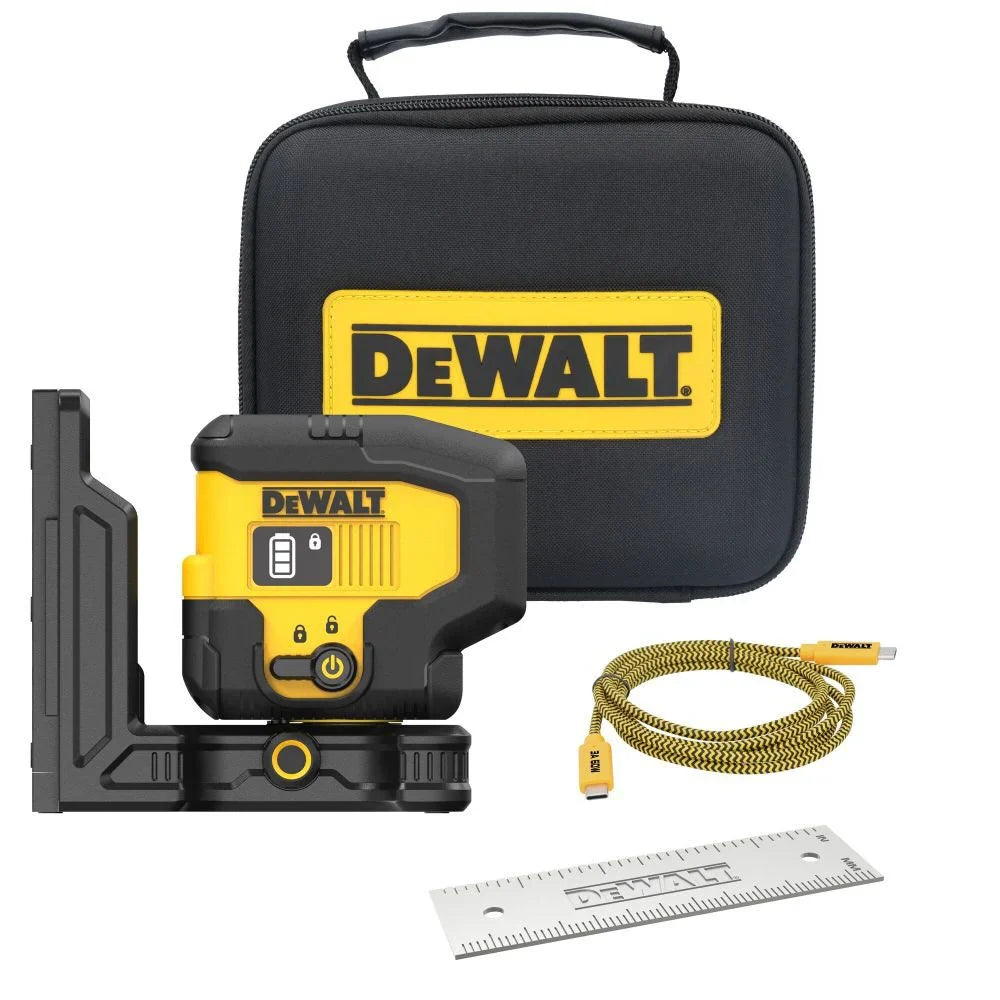 DeWalt USB Green 3-Spot Laser Base Kit - DCLE16031GB – Tool Pass Pro