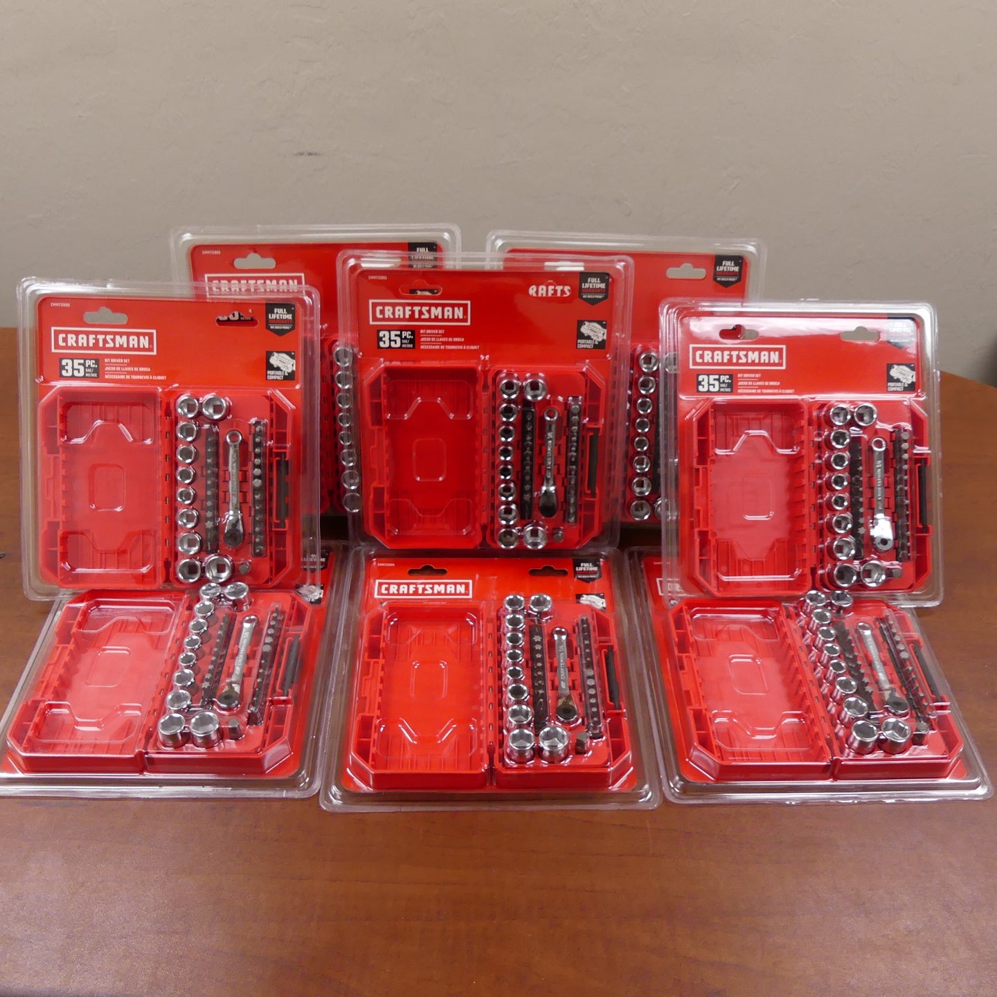 Craftsman Wholesale/Reseller 35 Pc. Socket Set with Right Angle Bit Dr ...