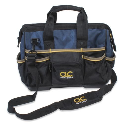 CLC Work Gear 16" Molded Base Bigmouth Tote Tool Bag - PB1563 – Tool ...